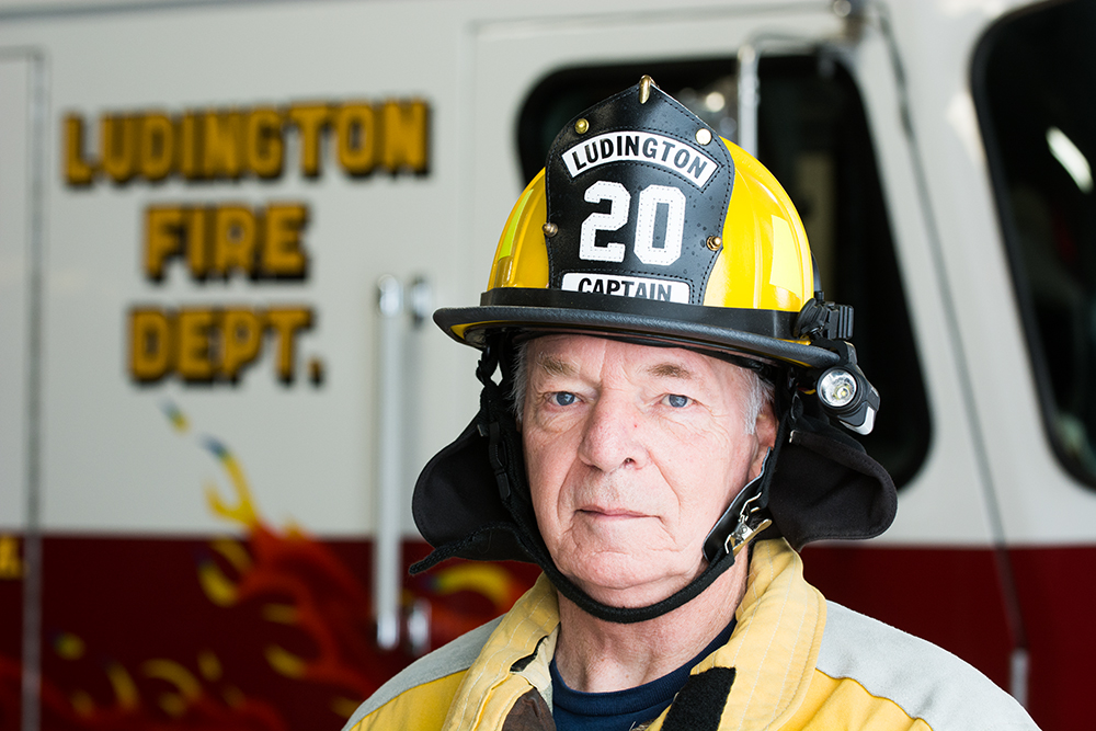 Gary Lange retires after 45 years on Ludington Fire Department ...