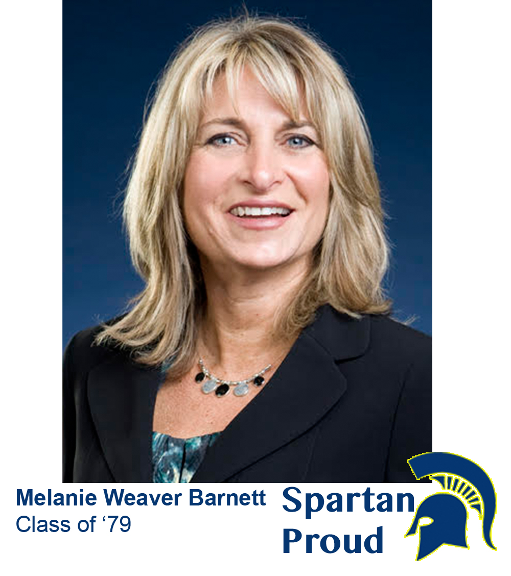 Spartan Proud: Melanie Weaver Barnett, running with the Wolverines. | MasonCountyPress.com