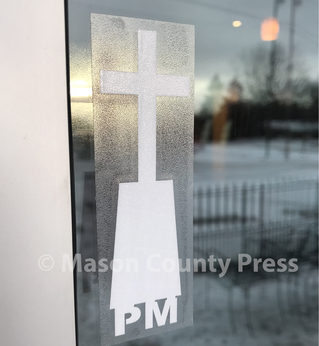Father Marquette Memorial decals available. | MasonCountyPress.com