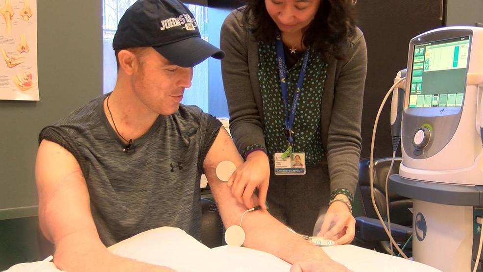 Hamlin Twp. veteran Eric Lund learning to use donor arms ...