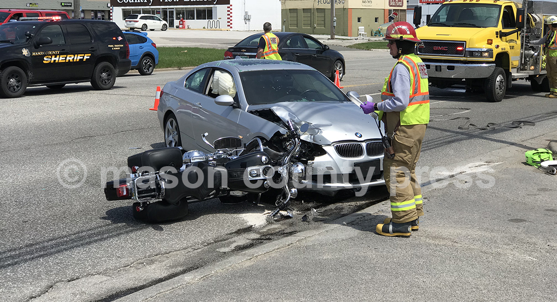 More details released on Monday motorcycle/car crash ...