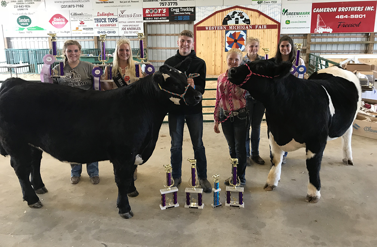 Western Michigan Fair beef winners. | MasonCountyPress.com