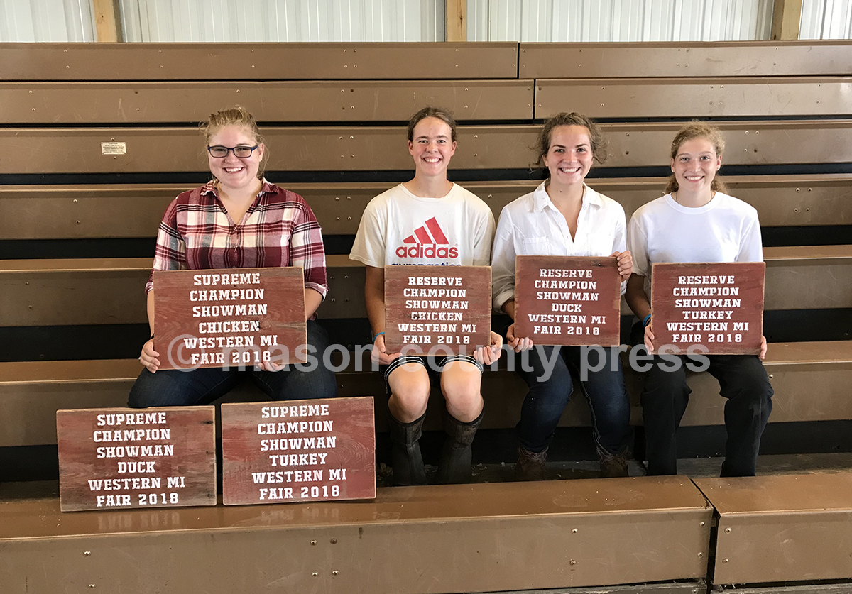 Western Michigan Fair poultry winners. | MasonCountyPress.com