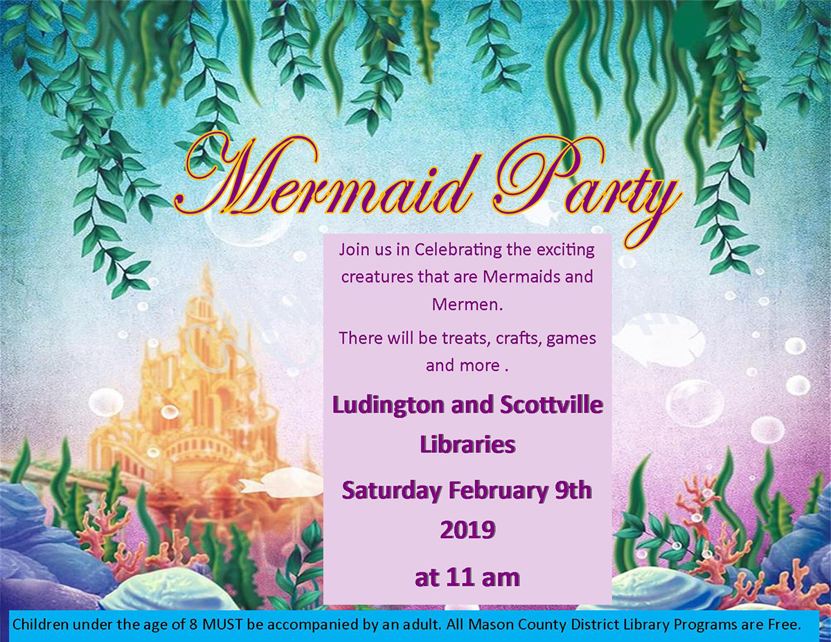 Library mermaid party. | MasonCountyPress.com