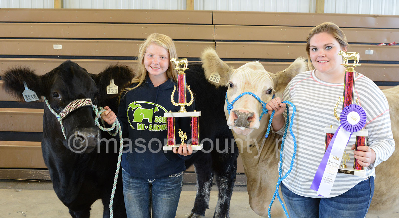 Western Michigan Fair beef winners. | MasonCountyPress.com