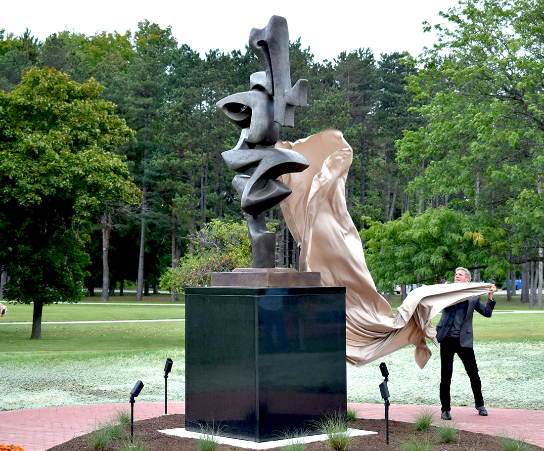 WSCC unveils sculpture. | MasonCountyPress.com