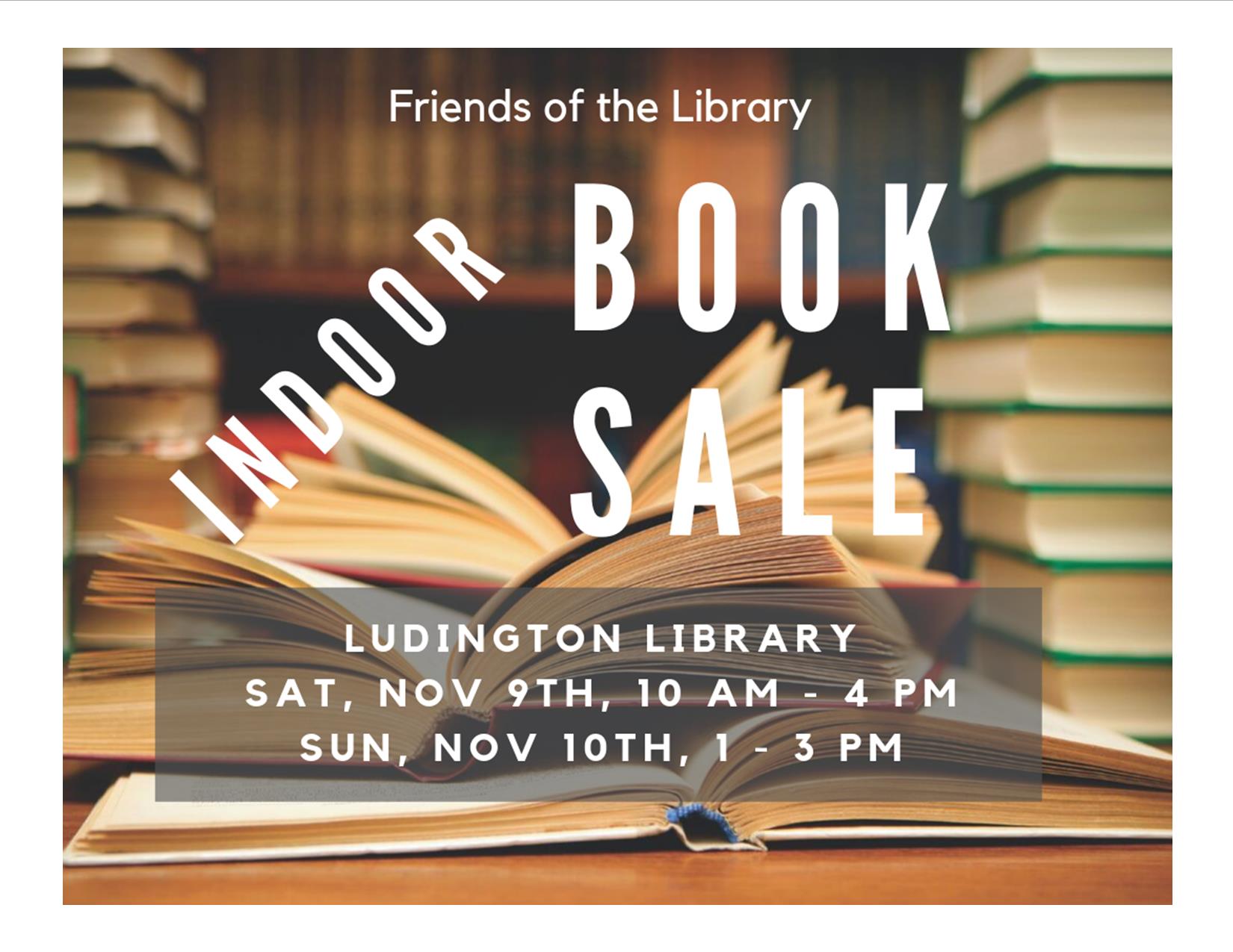 Ludington library to hold indoor book sale. | MasonCountyPress.com