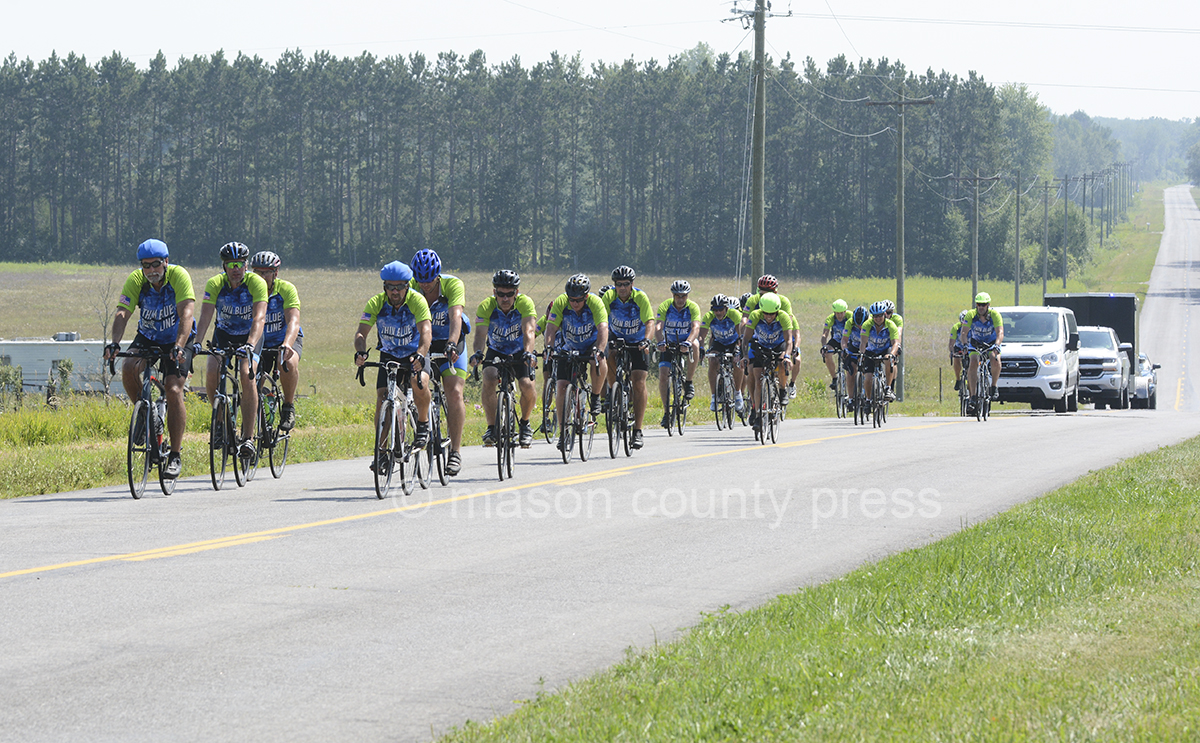 Around the County: Police Unity Team bicycle tour. | MasonCountyPress.com