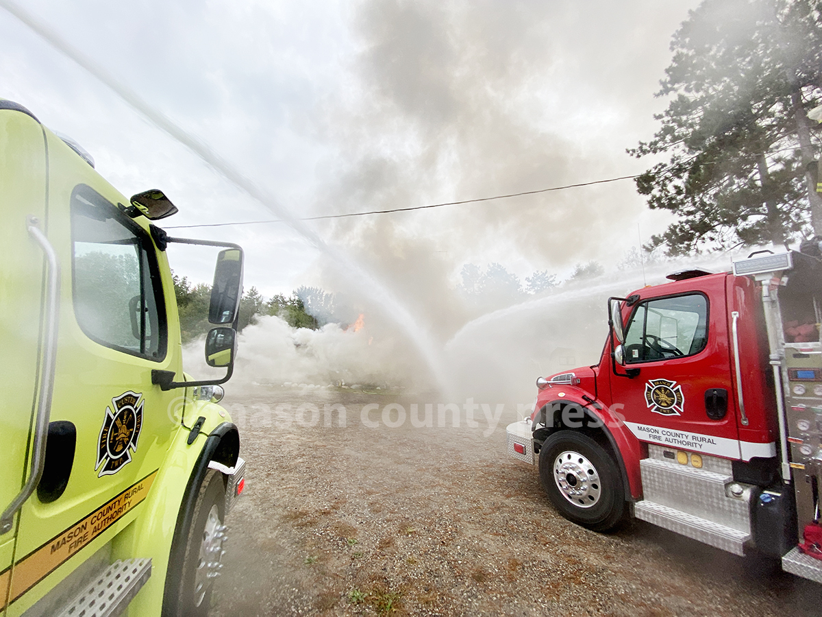 Fire destroys Branch Twp. house. | MasonCountyPress.com