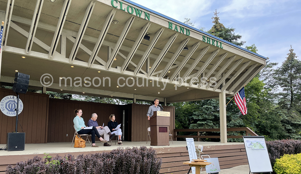 Scottville park and sculpture fundraiser kicks off with $50k match ...