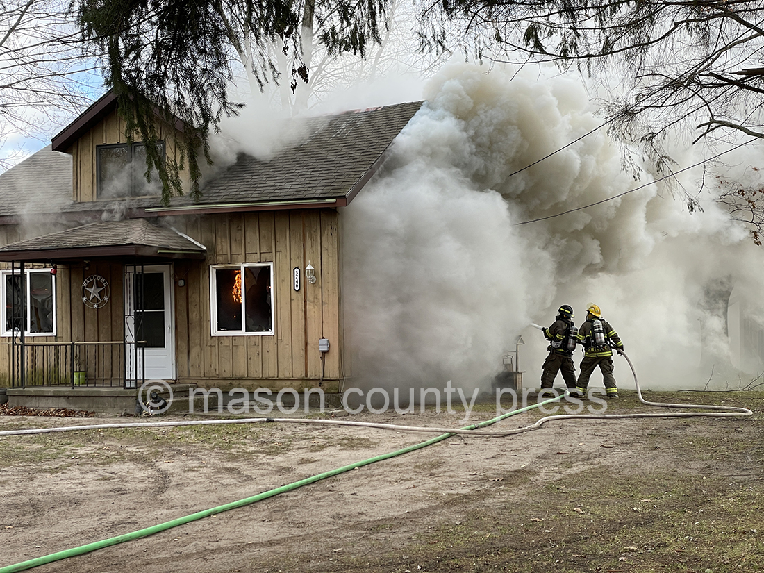 One dead following Sheridan Twp. house fire. | MasonCountyPress.com