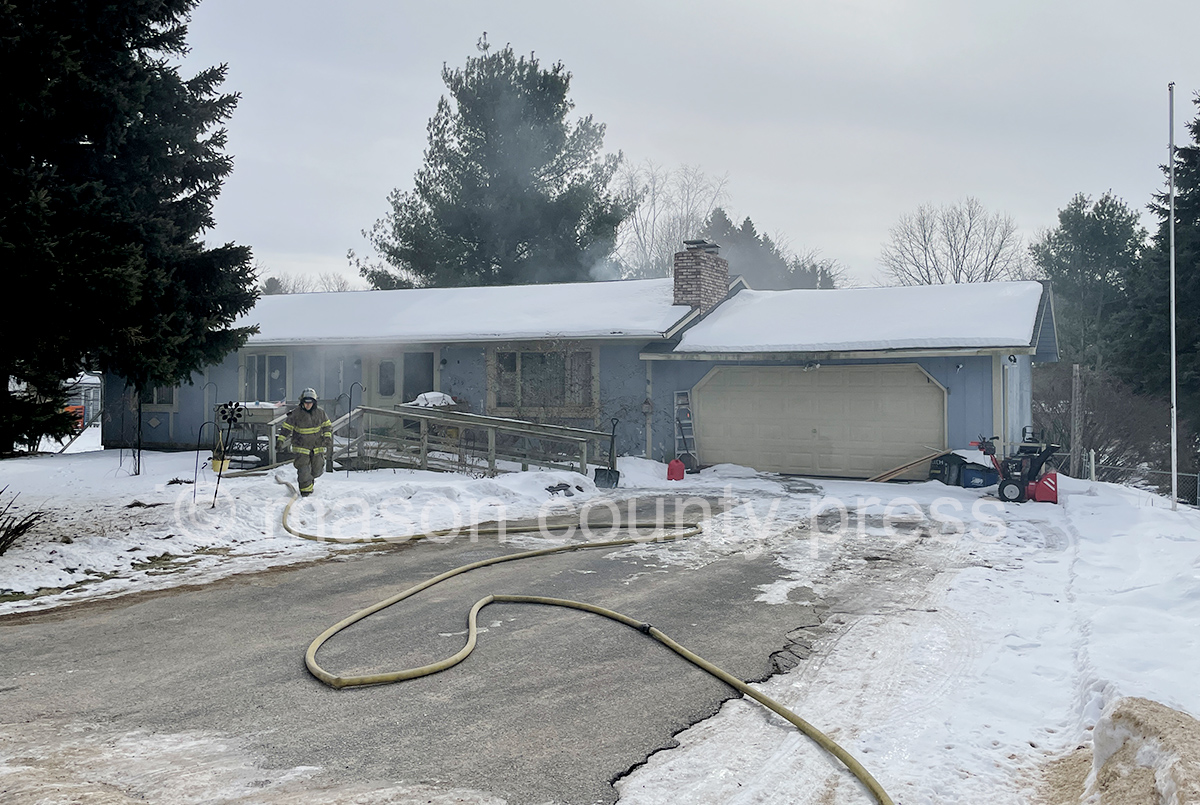 Fire damages Amber Township house. | MasonCountyPress.com