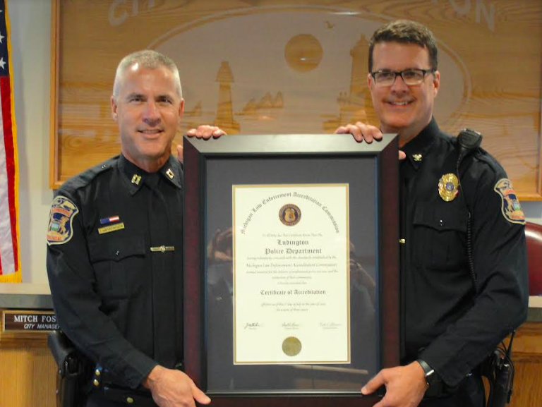 LPD honored for achieving MLEAC accreditation. | MasonCountyPress.com