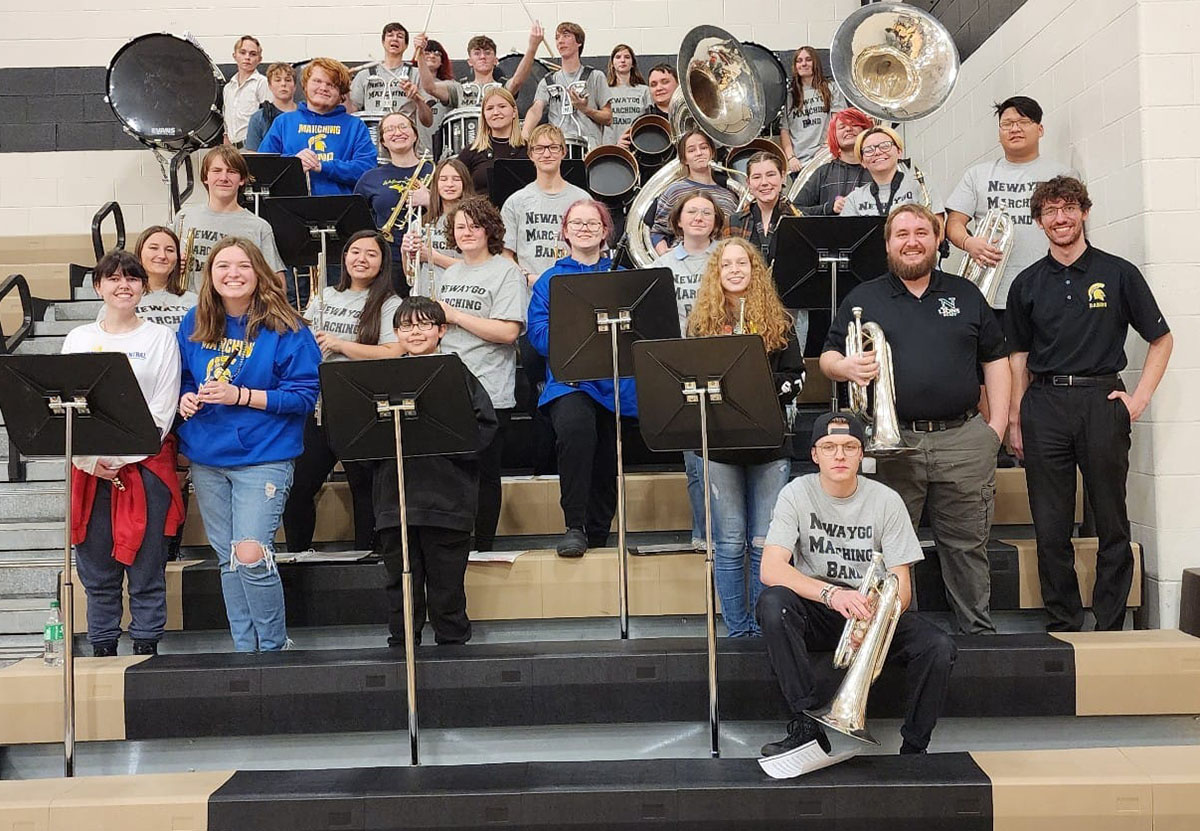 MCC pep band goes on the road | MasonCountyPress.com