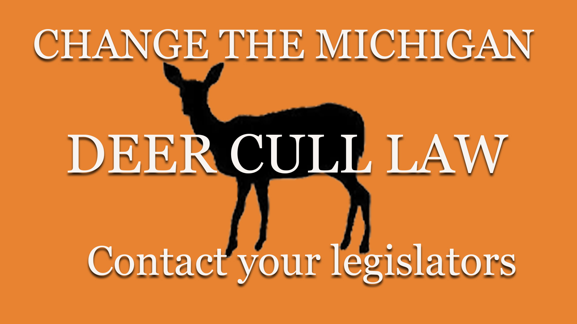 Change Michigan’s Deer Cull Law | MasonCountyPress.com
