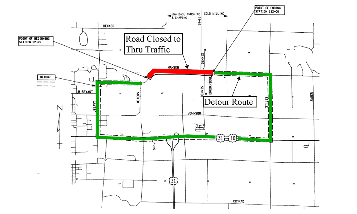 Hansen Road construction to begin Monday | MasonCountyPress.com