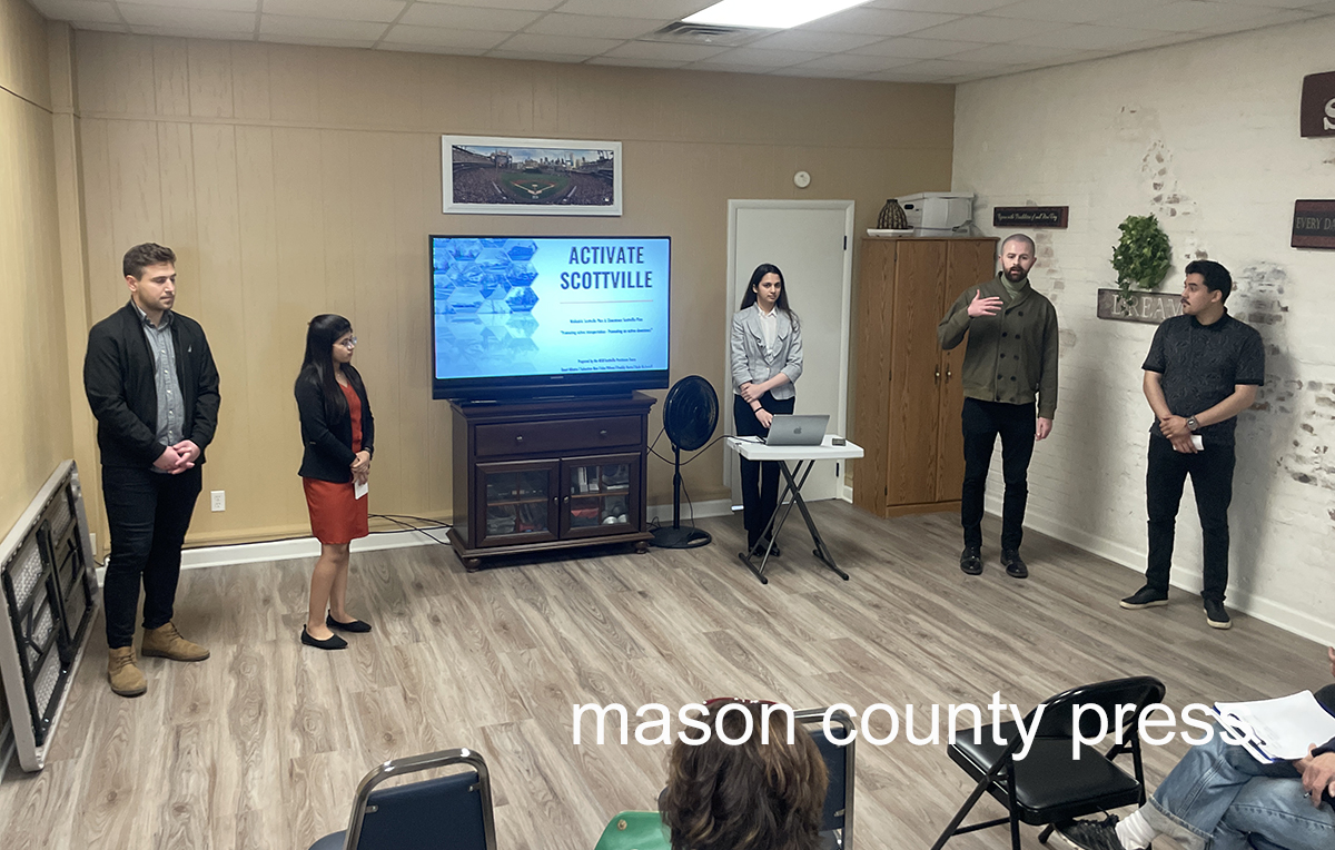 MSU students present Scottville walkability study | MasonCountyPress.com