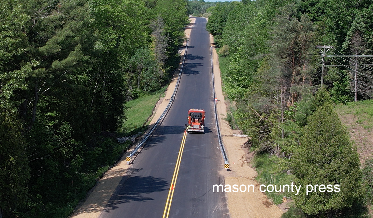 Hansen Road work completed | MasonCountyPress.com