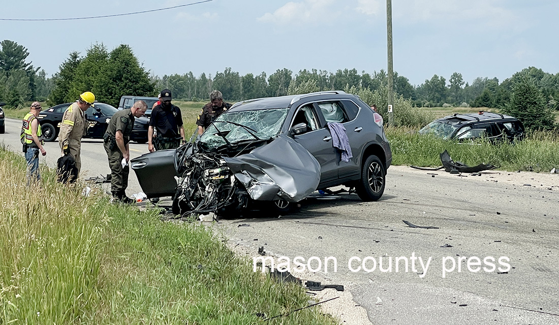 Two seriously injured following Sherman Township crash | MasonCountyPress.com