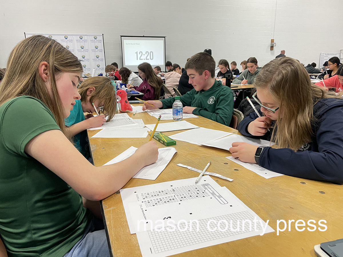 170 middle schoolers compete in Math Counts | MasonCountyPress.com