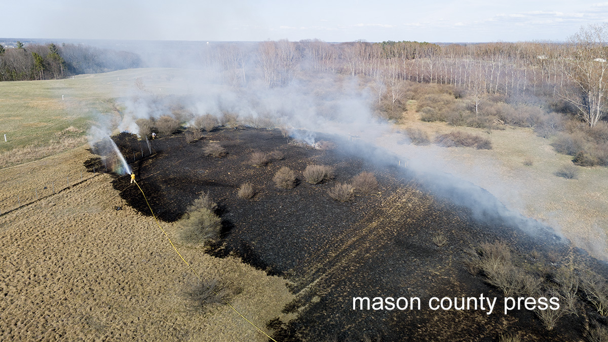 Firefighters simultaneously fight two different brush fires in PM ...