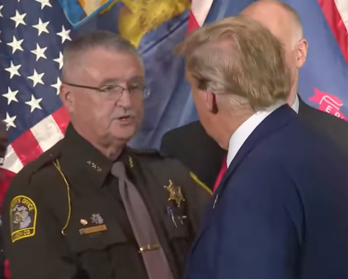 Sheriff Cole attends meeting with Trump | MasonCountyPress.com