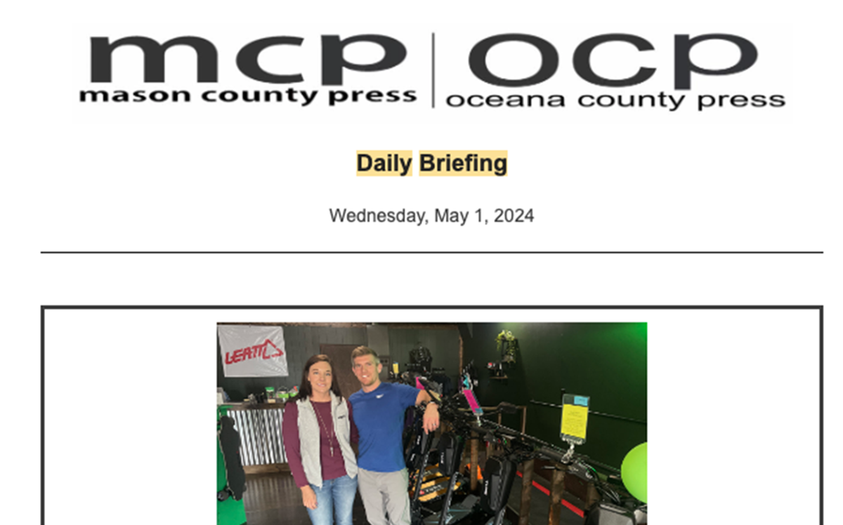 Receive daily briefings from MPC/OCP | MasonCountyPress.com