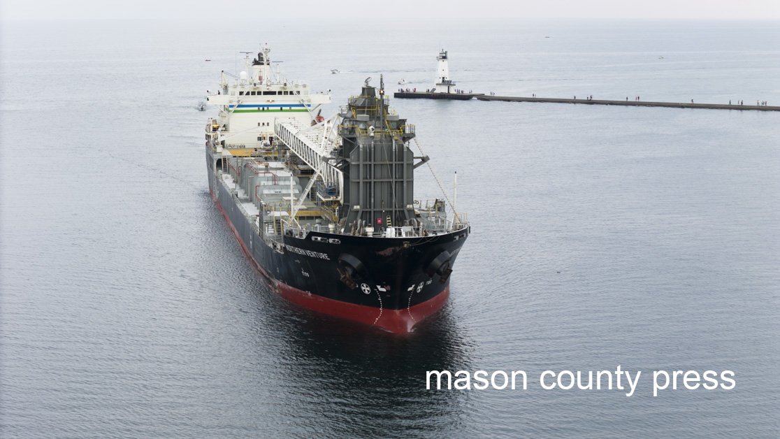 MV Northern Venture arrives in Ludington | MasonCountyPress.com