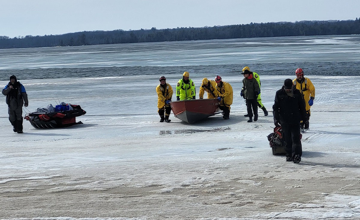 Fishermen assisted off Hamlin Lake ice | MasonCountyPress.com