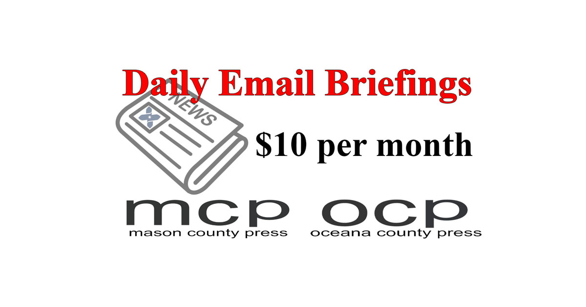 Receive news briefings daily via email | MasonCountyPress.com