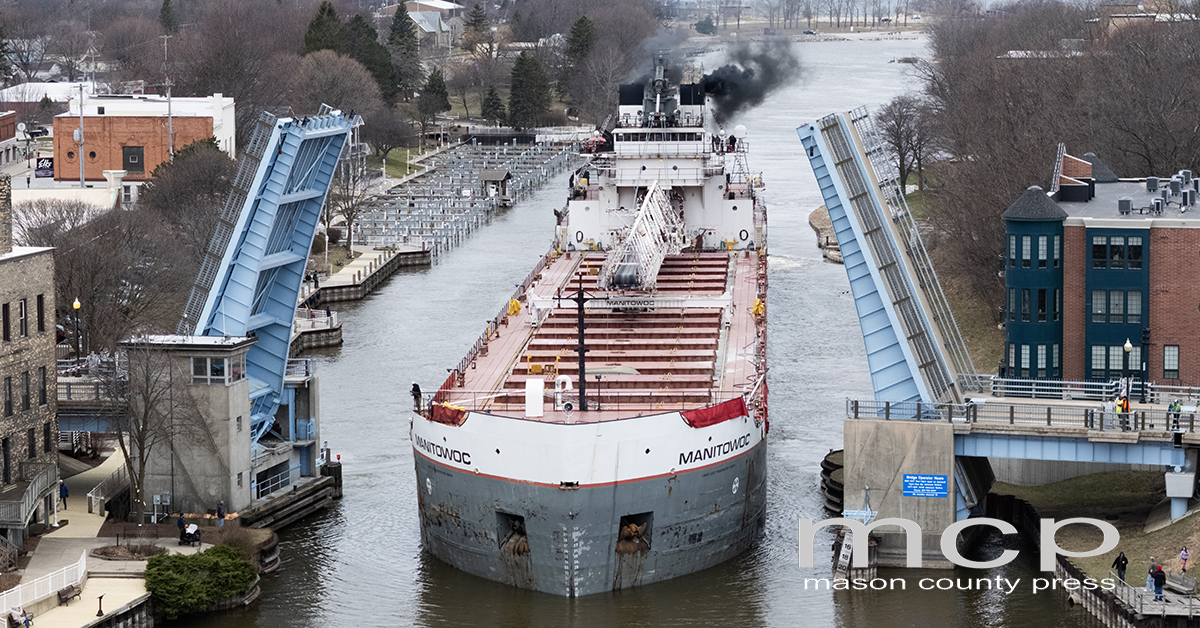 MV Manitowoc arrives in Manistee | MasonCountyPress.com