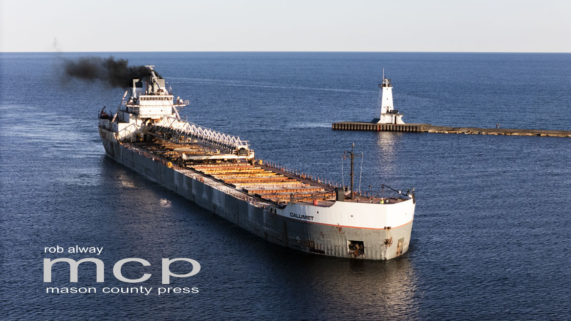 Calumet is first freighter to visit Ludington this shipping season ...