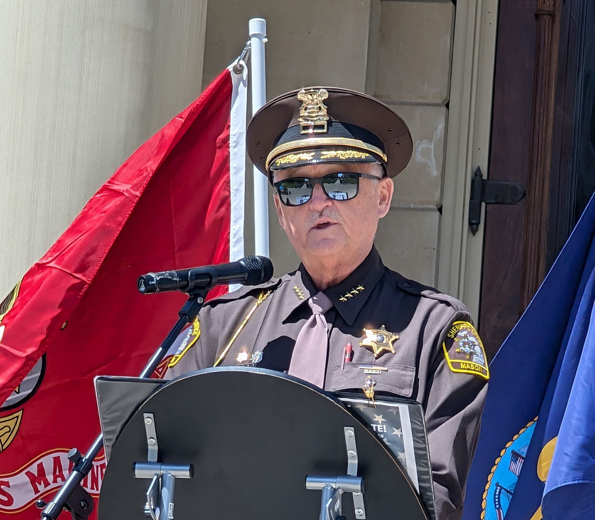 Sheriff Cole addresses Rolling Thunder Annual Ride for Freedom at ...