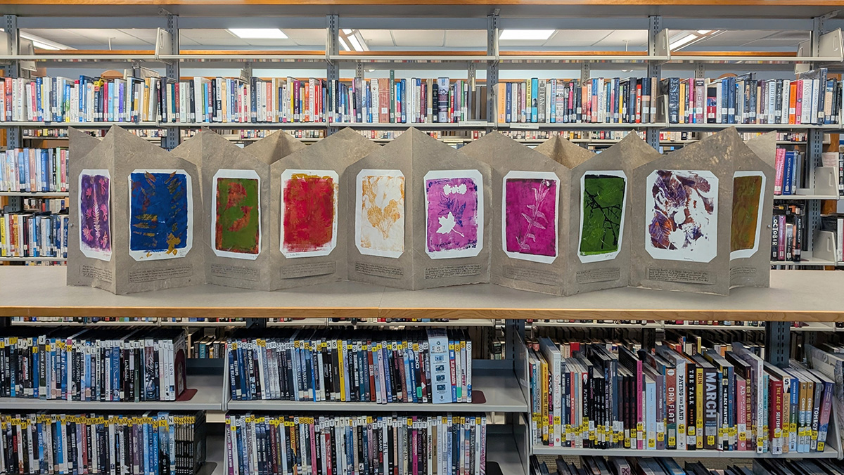 WSCC library displaying participatory studio book project ...