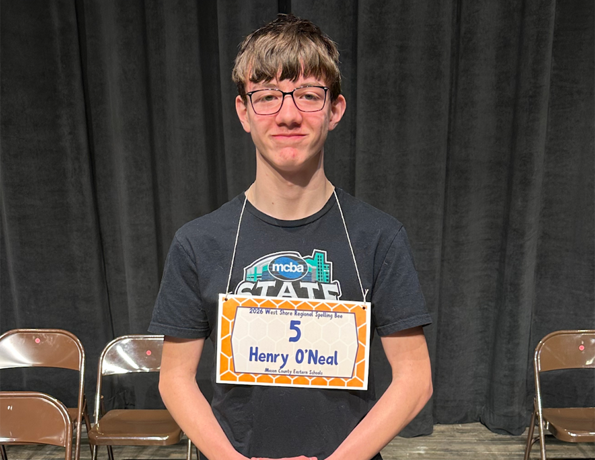 MCC’s Henry O’Neal wins regional spelling bee | MasonCountyPress.com