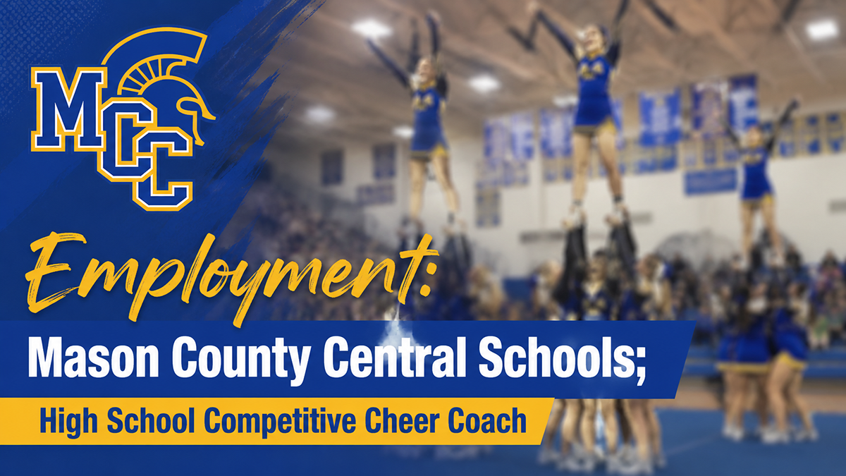 Employment: High School Competitive Cheer Coach | MasonCountyPress.com